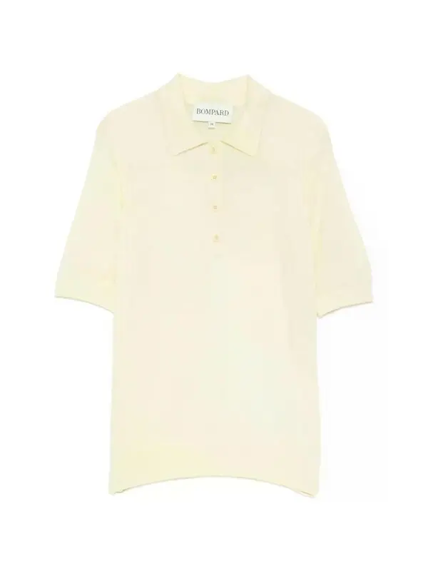 Eric Bompard Buttoned Short-sleeve Polo Shirt - Yellow
