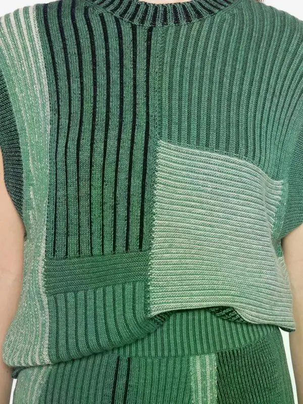 Eric Bompard Sleeveless Patchwork Vest