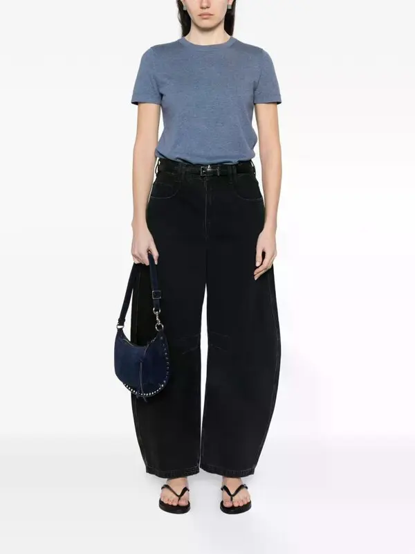 Eric Bompard Short-sleeve Crew Neck T-shirt - Blue