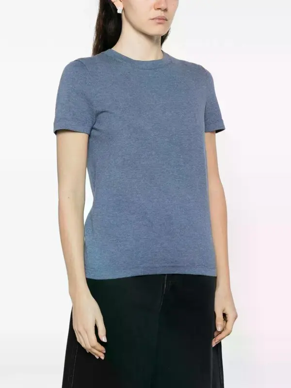 Eric Bompard Short-sleeve Crew Neck T-shirt - Blue