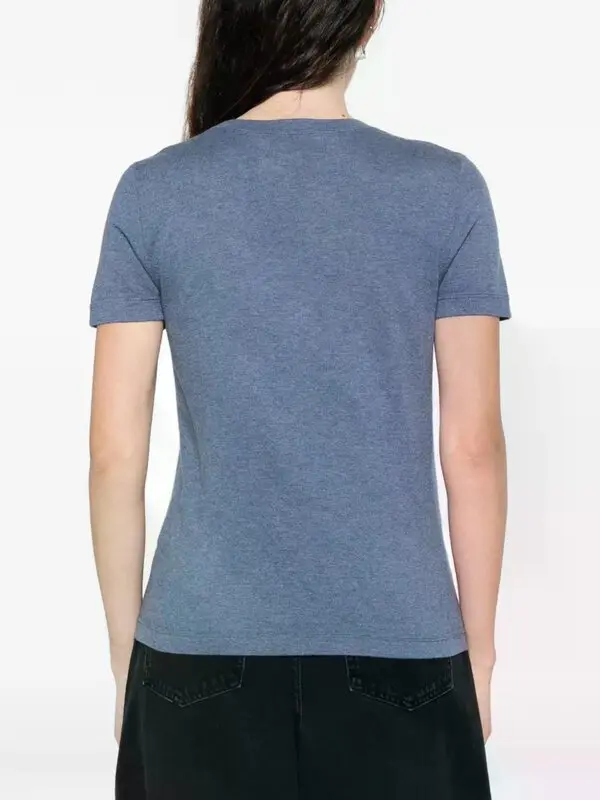 Eric Bompard Short-sleeve Crew Neck T-shirt - Blue