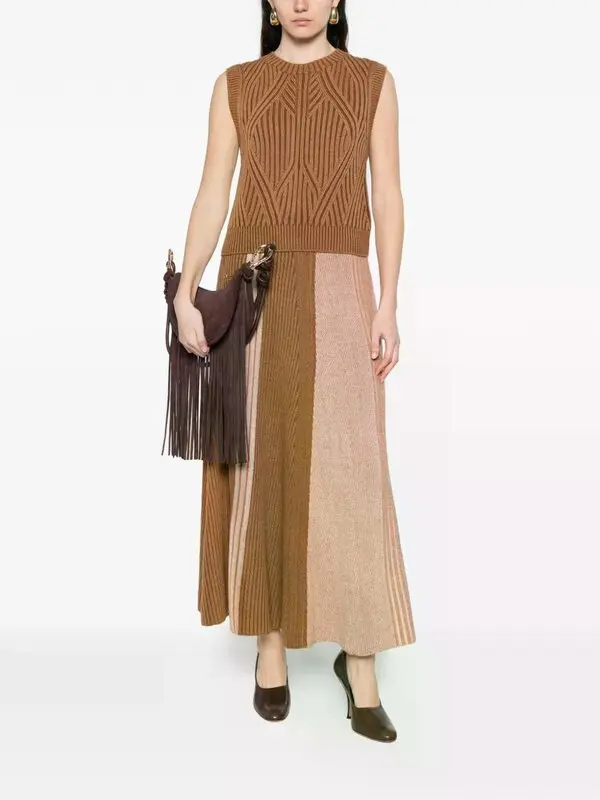 Eric Bompard Ribbed Sleeveless Vest