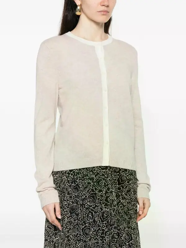 Eric Bompard Button Cardigan - Neutrals