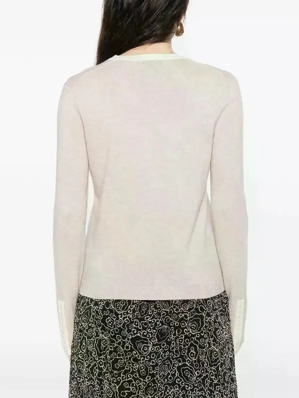Eric Bompard Button Cardigan - Neutrals