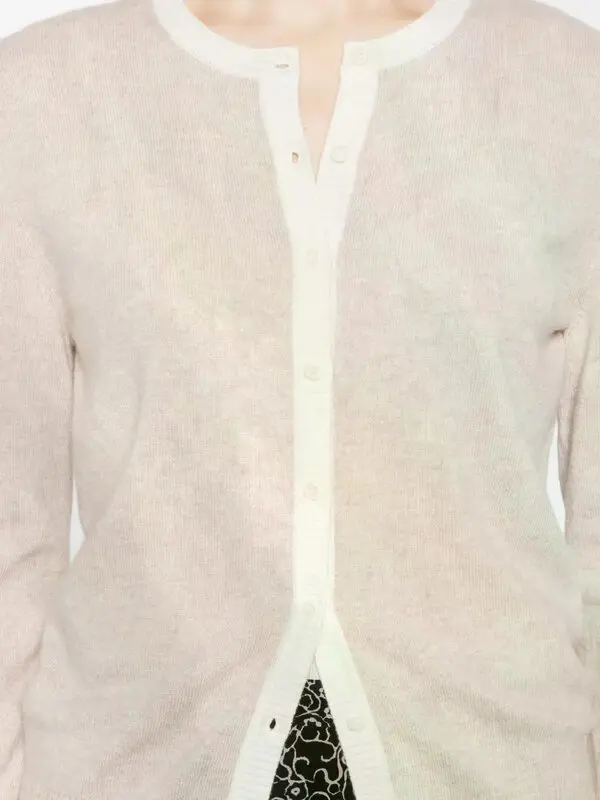 Eric Bompard Button Cardigan - Neutrals
