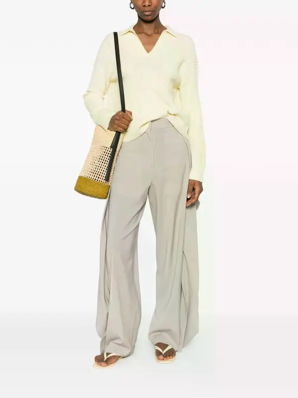Eric Bompard Ribbed Polo Top