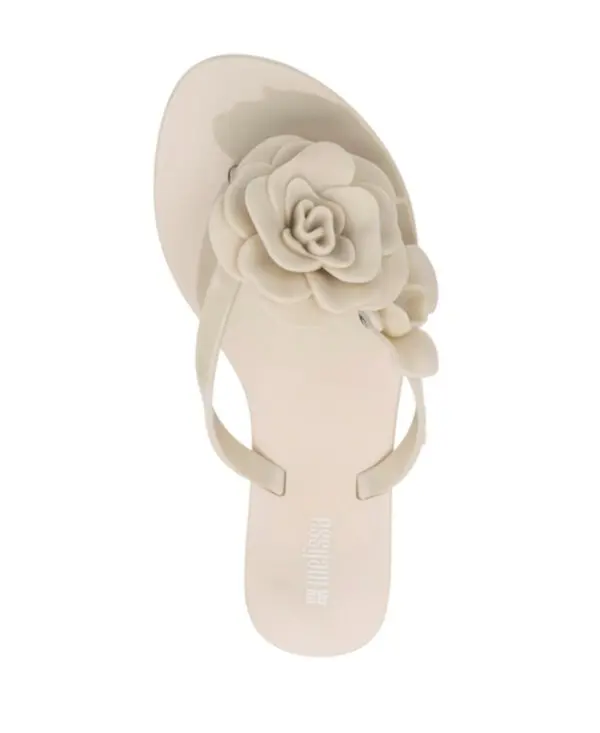 Melissa Harmonic Petals Flip-flop Sandals - Beige