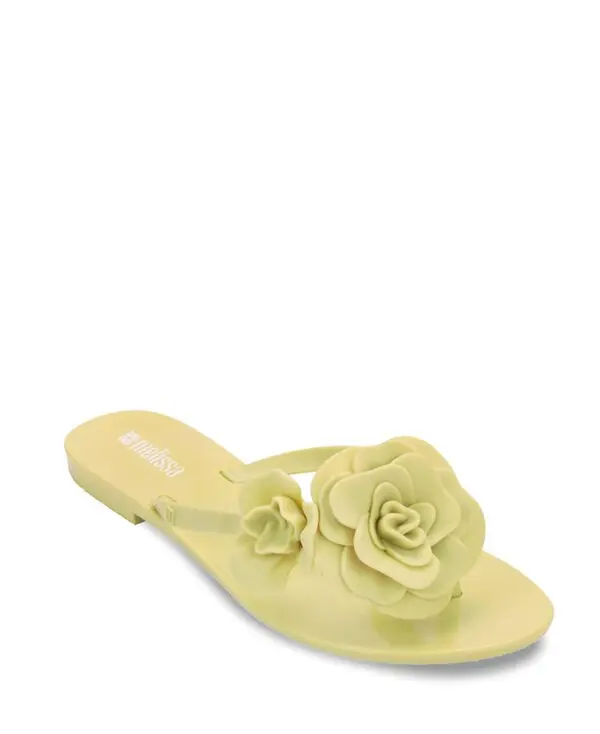 Melissa Harmonic Petals Flip-flop Sandals - Green