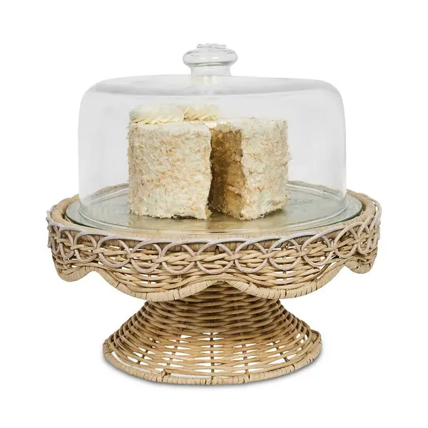 JULISKA Provence Rattan Cake Stand