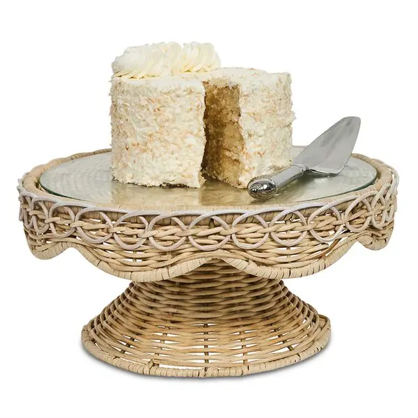 JULISKA Provence Rattan Cake Stand
