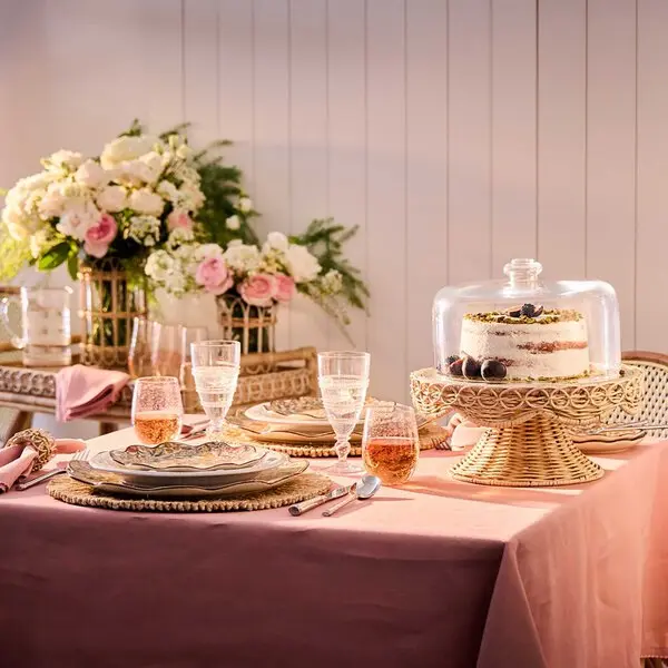 JULISKA Provence Rattan Cake Stand