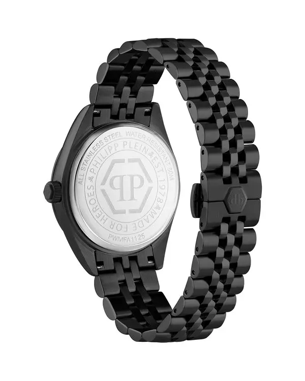 Philipp Plein Date Superlative Crystal Watch, 41mm