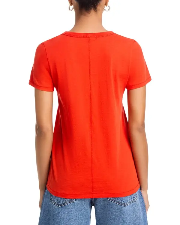 Rag & Bone The Slub Tee - Bright Red