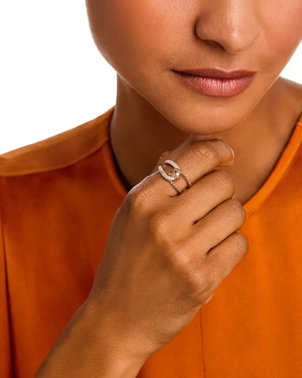 Bloomingdale'S Diamond Open Twist Ring