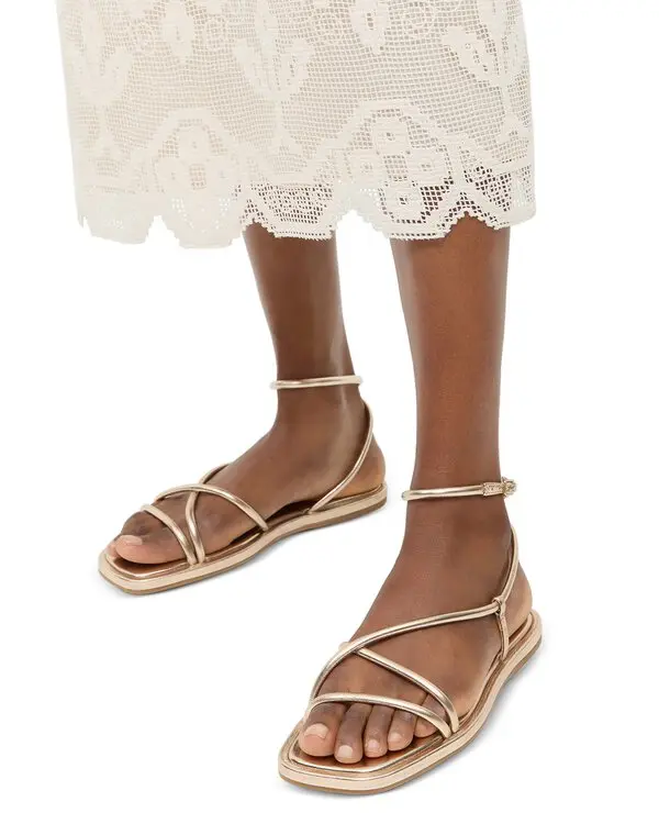 LOEFFLER RANDALL Noor Strappy Sandals - Champagne