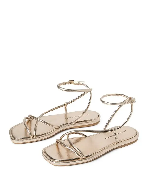 LOEFFLER RANDALL Noor Strappy Sandals - Champagne