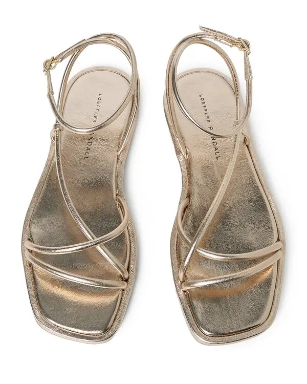 LOEFFLER RANDALL Noor Strappy Sandals - Champagne