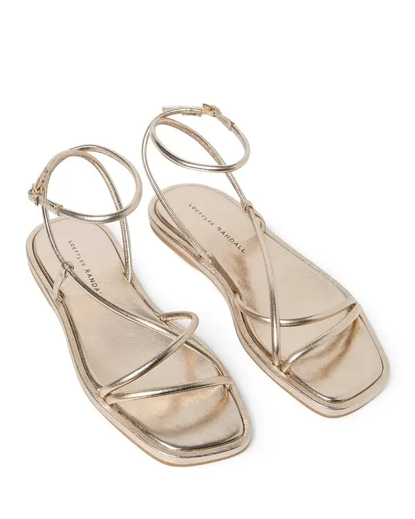 LOEFFLER RANDALL Noor Strappy Sandals - Champagne