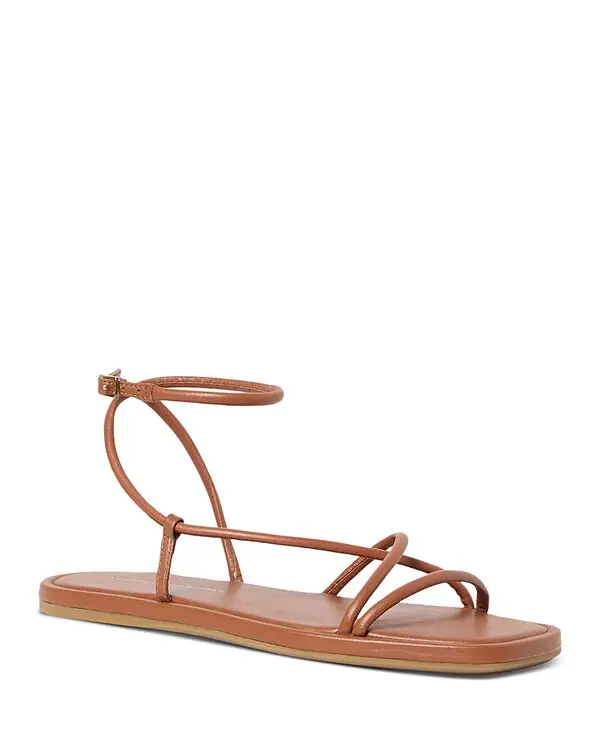 LOEFFLER RANDALL Noor Strappy Leather Sandals - Timber