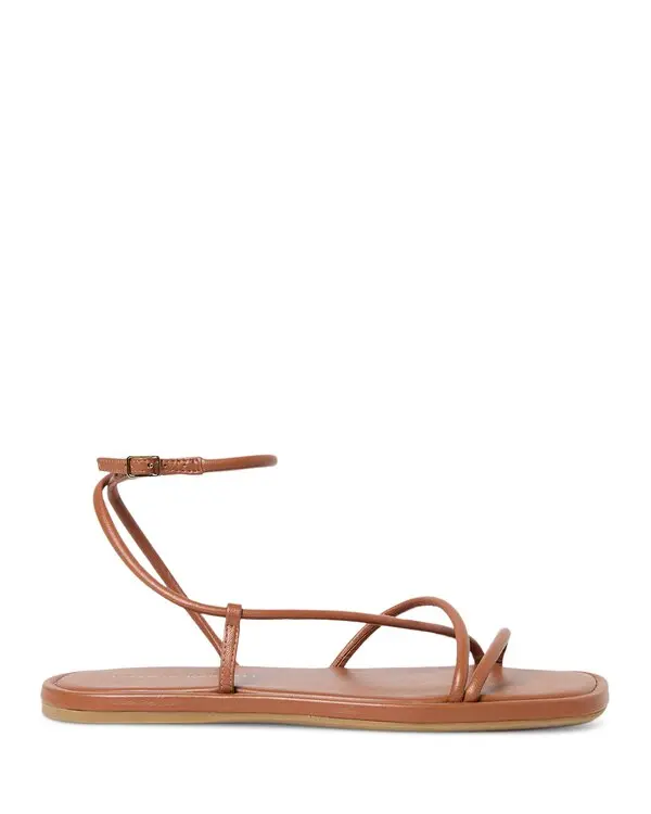 LOEFFLER RANDALL Noor Strappy Leather Sandals - Timber