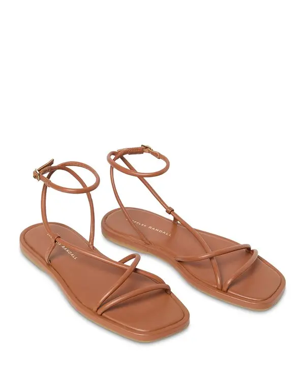 LOEFFLER RANDALL Noor Strappy Leather Sandals - Timber