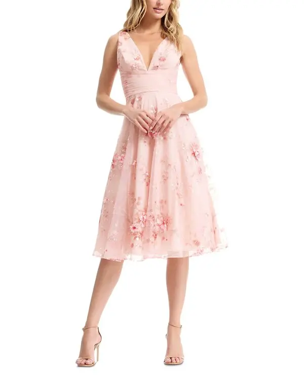 Dress The Population Posie Embellished Midi Dress