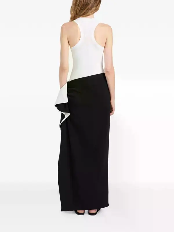 Proenza Schouler Cella Ruffled Maxi Skirt - Black