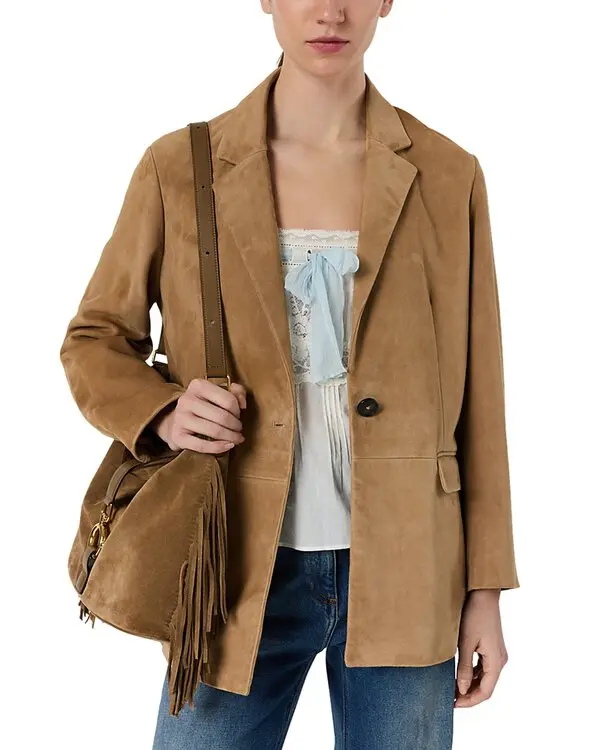 Gerard Darel Taely Suede Blazer