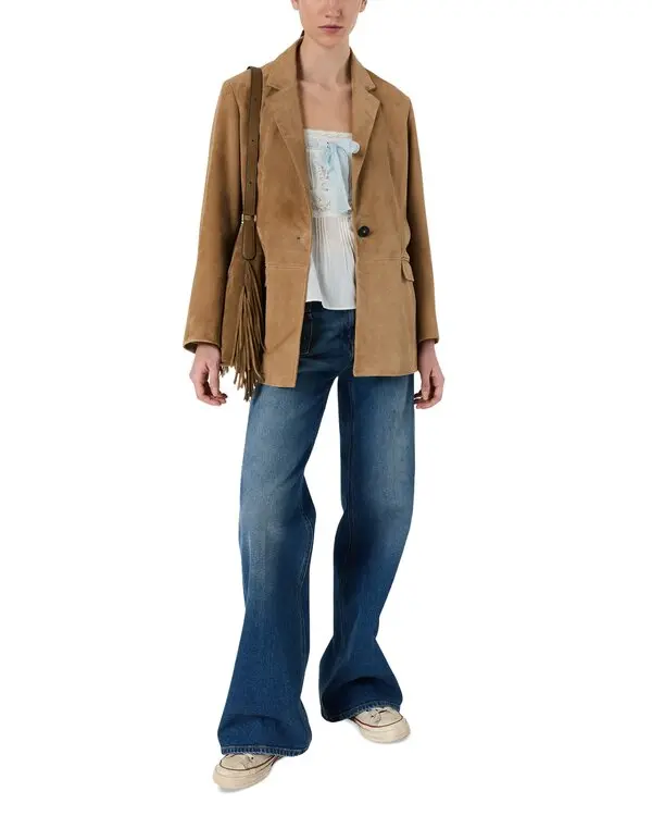 Gerard Darel Taely Suede Blazer