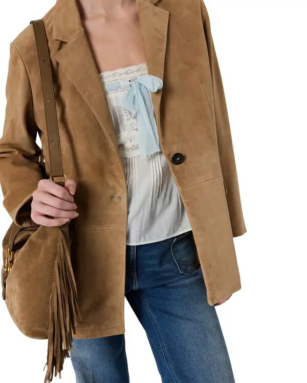 Gerard Darel Taely Suede Blazer