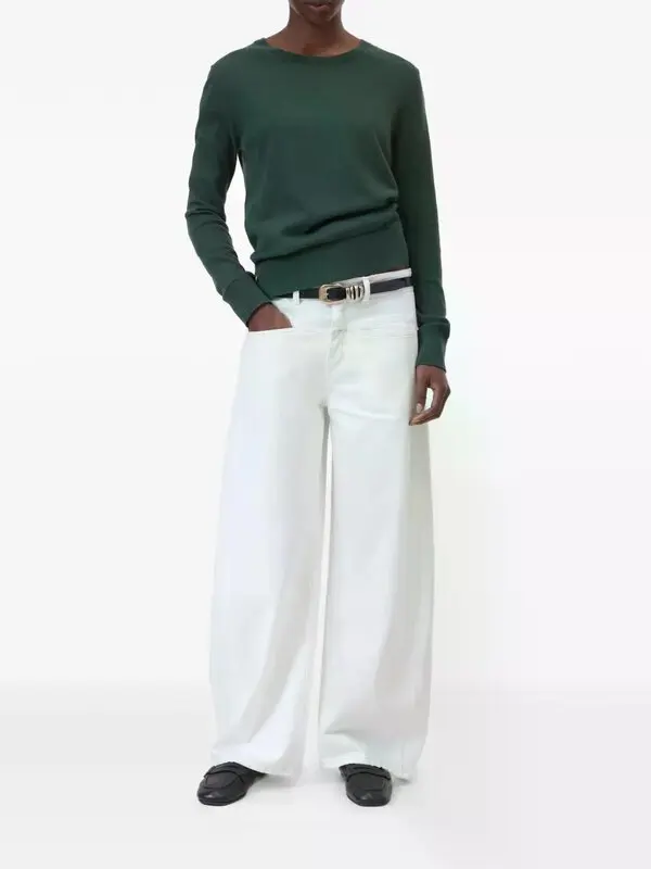 Closed Crew Neck Knitwear - Green