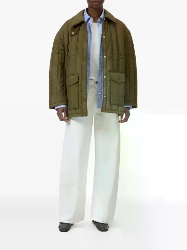 Closed Quilted Pocket Jacket
