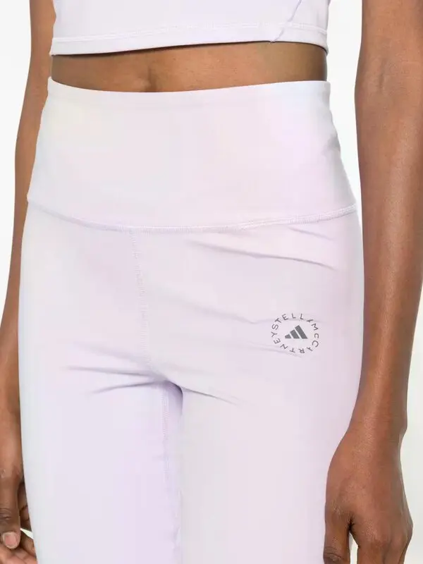 Adidas By Stella McCartney Logo High-waisted Leggings