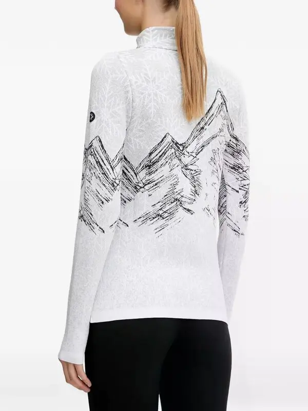 NEWLAND Mountain-print Sweater