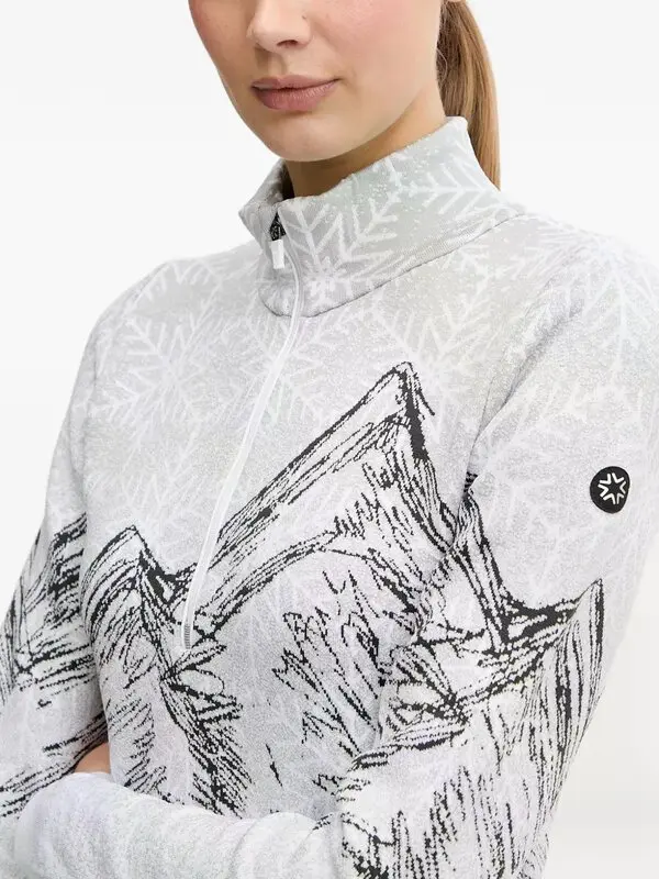 NEWLAND Mountain-print Sweater