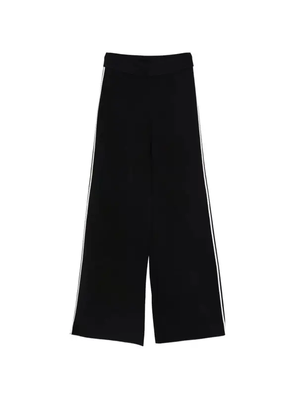 Max Mara Stripe-detail Palazzo Pants
