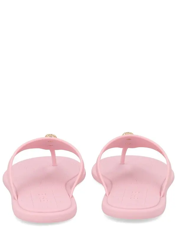 Versace Alia Thong Sandals - Pink
