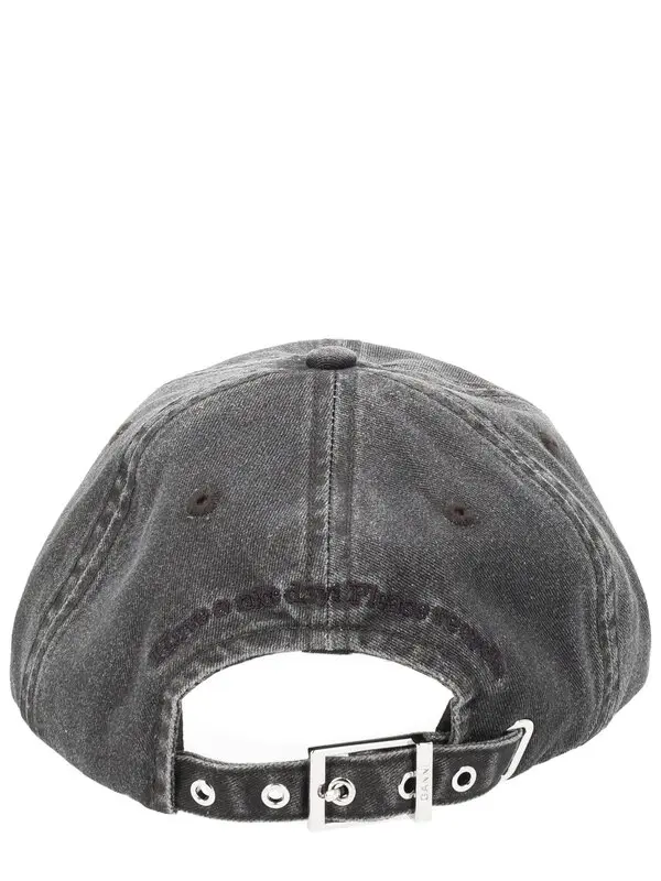 GANNI Baseball Hat With Logo