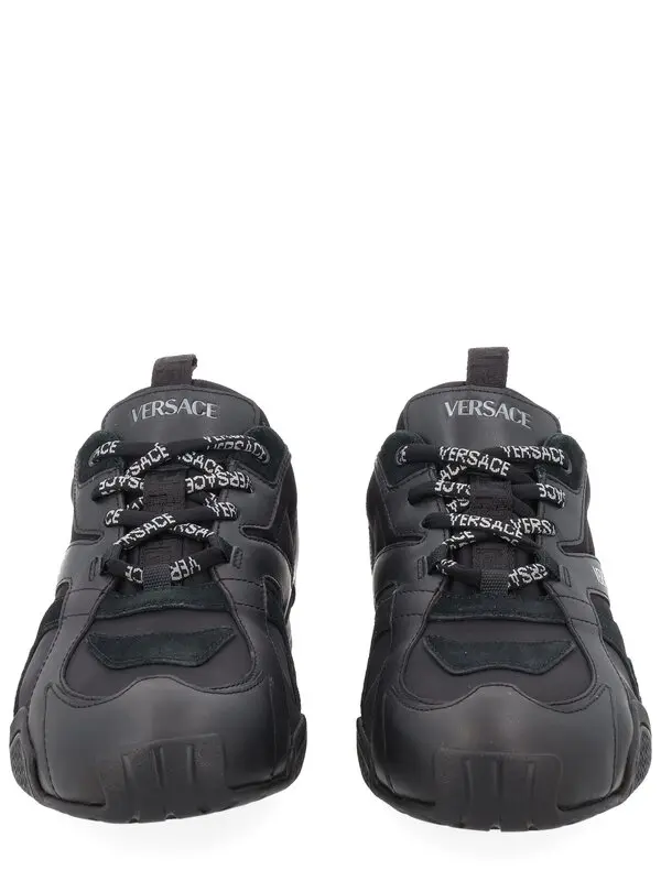 Versace Low Top Sneakers - Black