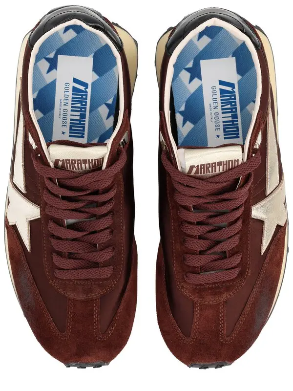 GOLDEN GOOSE Marathon Sneakers - Bordeaux