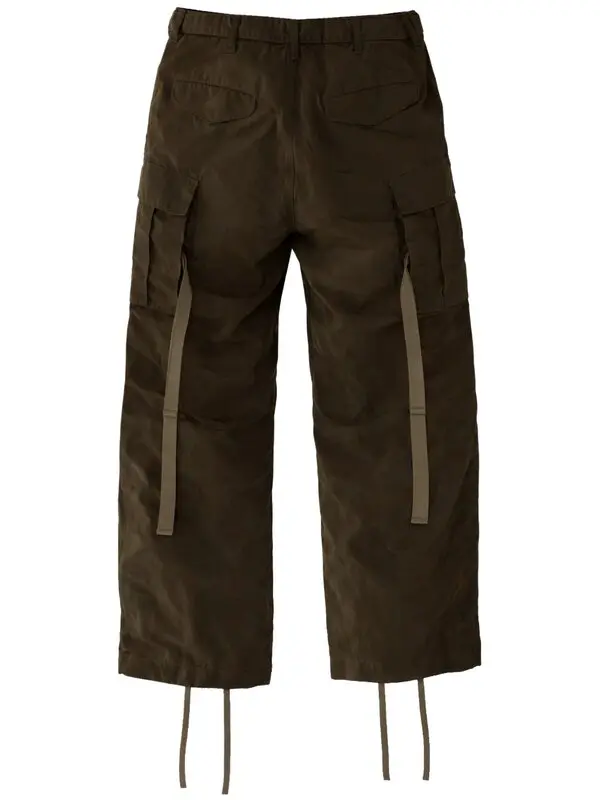 Sacai Twill Cargo Pants - Brown