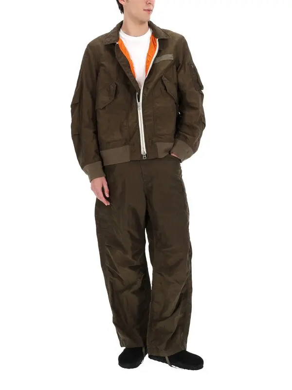 Sacai Twill Cargo Pants - Brown