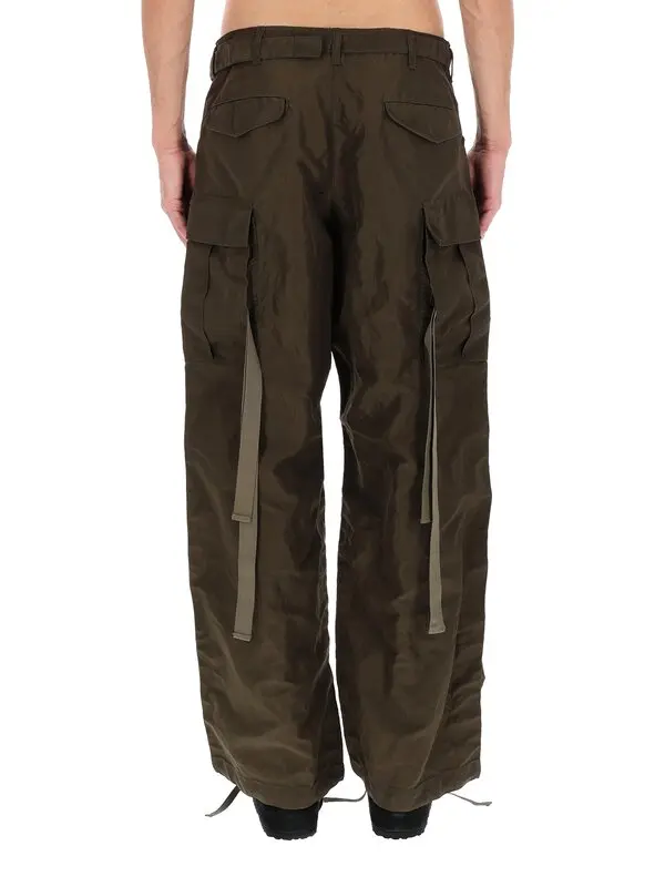 Sacai Twill Cargo Pants - Brown