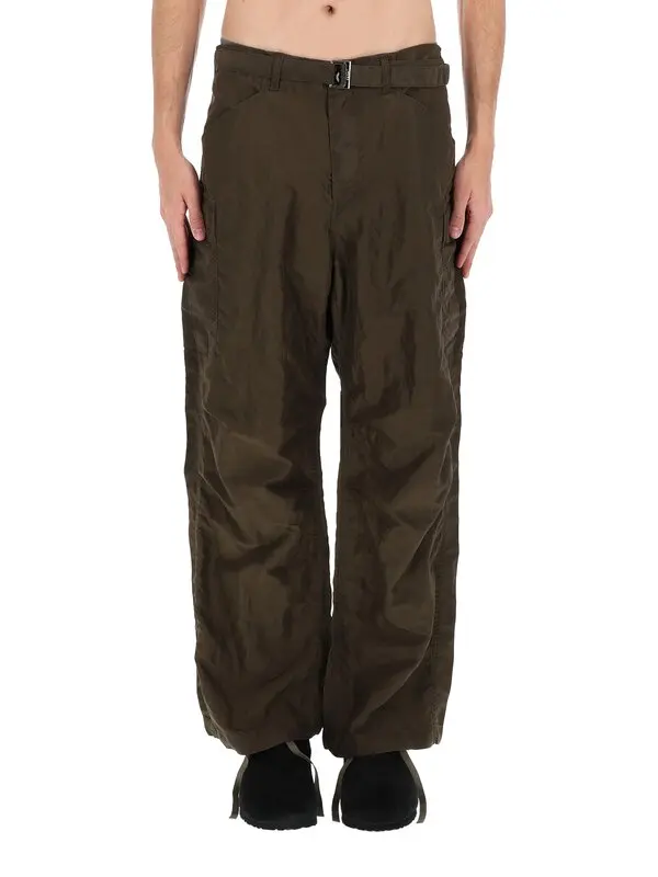Sacai Twill Cargo Pants - Brown