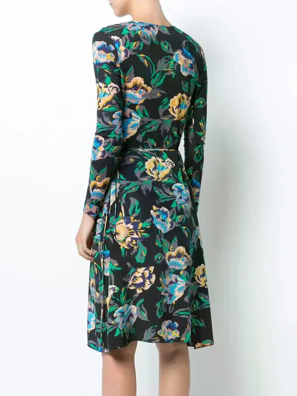 Diane Von Furstenberg Floral Wrap Dress