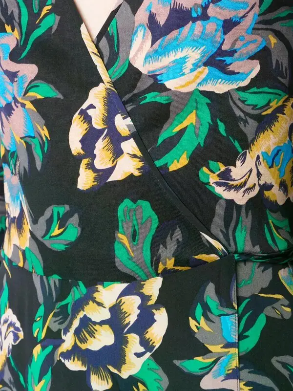 Diane Von Furstenberg Floral Wrap Dress