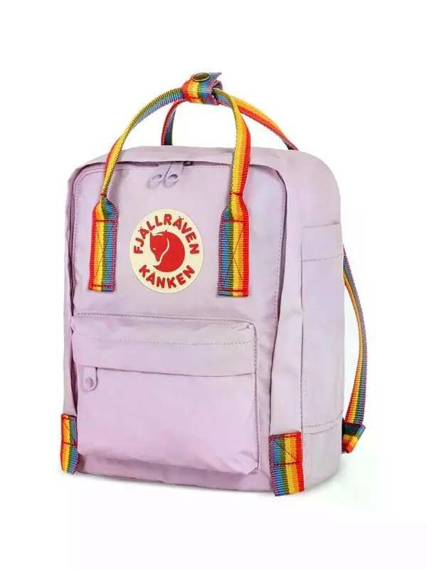 Fjallraven Kånken Backpack With Rainbow Straps - Purple