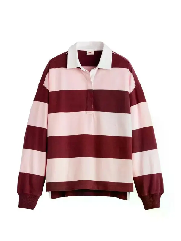 LEVI'S Striped Rugby Knitwear - Red