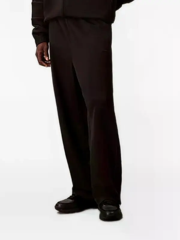 Calvin Klein Contrasting-trim Track Pants - Black