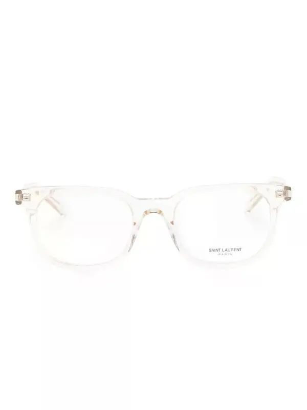 Saint Laurent Square-frame Glasses - Yellow